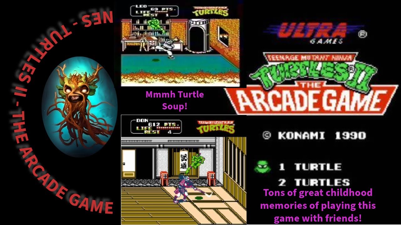 Turtles II The Arcade Game - NES Quick Play (Almost Playthrough) - YouTube