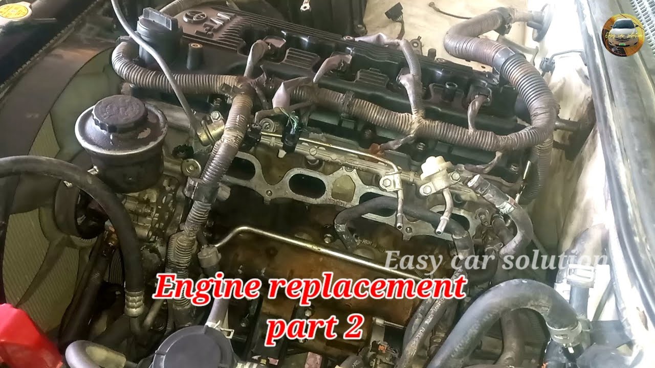 Toyota Hilux Engine Replacement| mark hilux |part 2 | Easy car solution ...