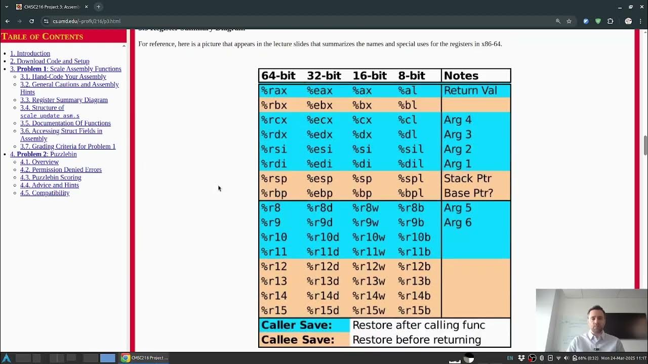 CMSC216 S25 Project 3 Overview: Assembly Coding and Puzzlebin - YouTube