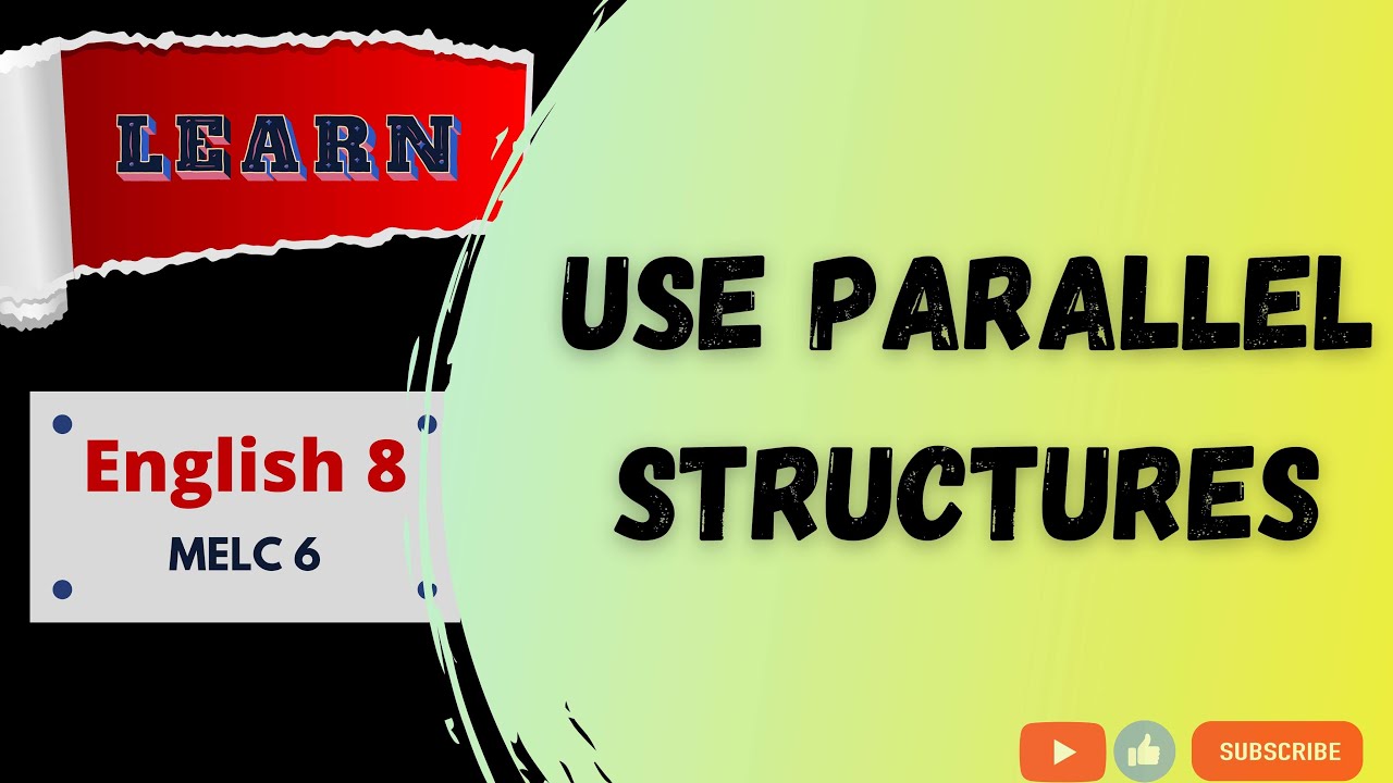 Use Parallel Structures YouTube Use Parallel Structures YouTube