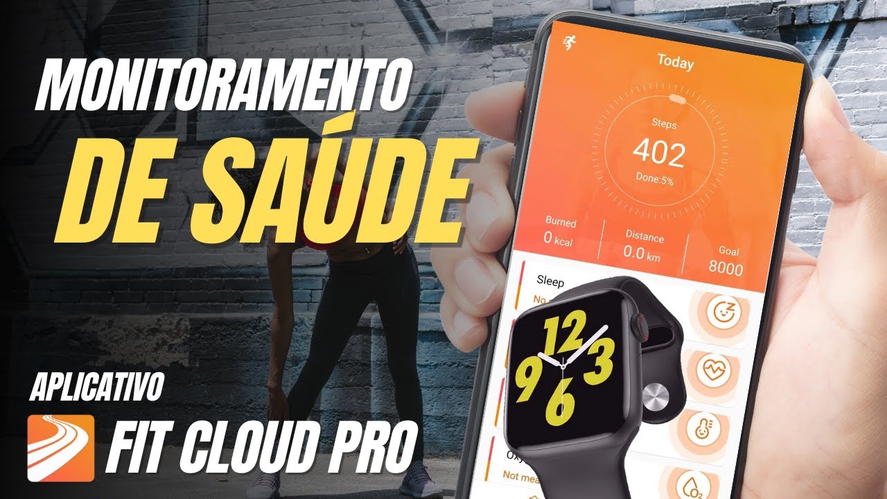 Como ativar o monitoramento de saúde no APP FIT CLOUD PRO - YouTube