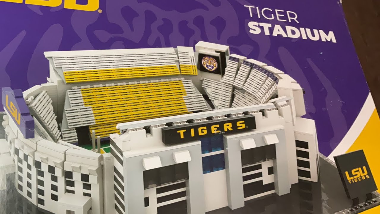 LSU Tigers Stadium Brick Assembly Day 1 - Just Rest Your Eyes (JRYE#53 ...