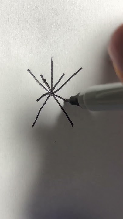 How to draw a 3d star - YouTube