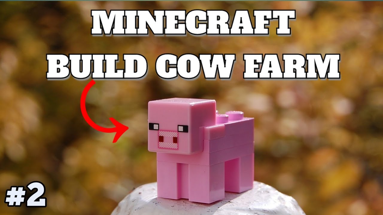 minecraft build cow farm | minecraft | @TechnoGamerzOfficial - YouTube