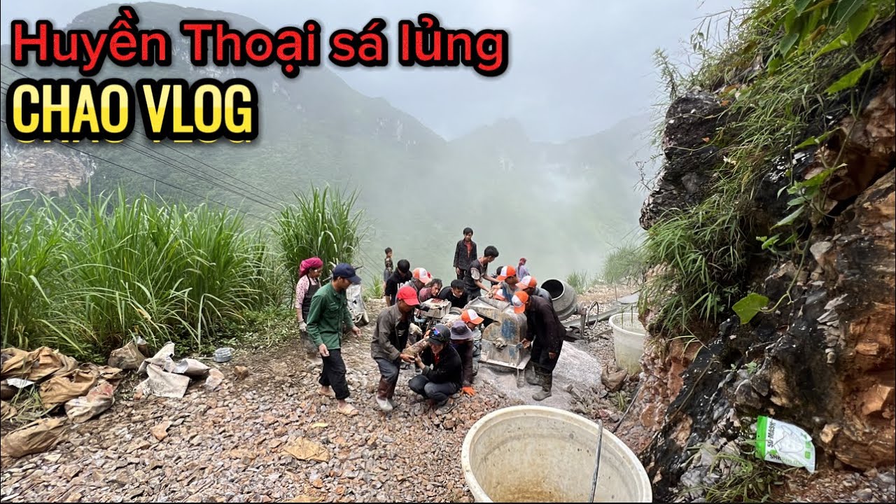Huyền Thoại Sá Lủng - đoạn Đường Gần Sát Cột Điện Chuẩn Bị Hoàn Thành ...