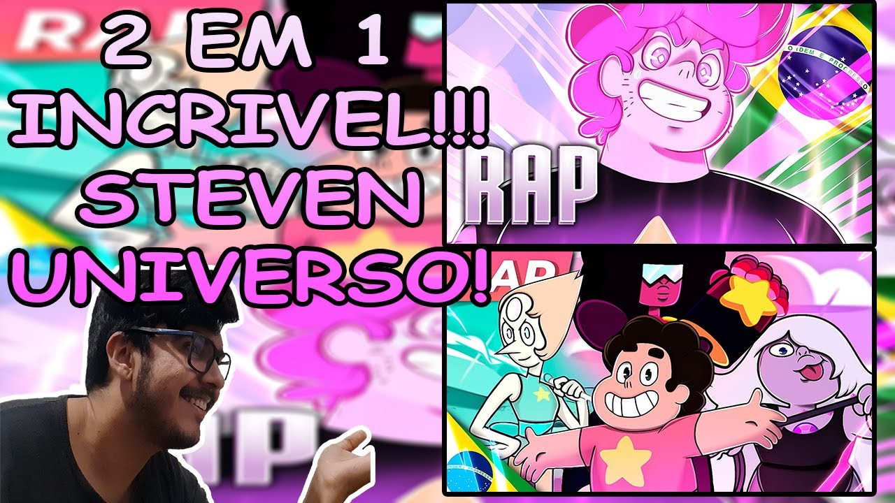React 2 EM 1- Rap do Steven Universo - Rap das Crystal Gems - IRON MASTER - PAPYRUS DA BATATA # ...