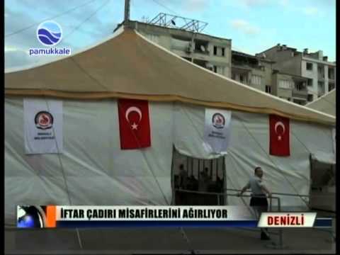DENİZLİ İFTAR ÇADIRI MİSAFİRLERİNİ AĞIRLIYOR