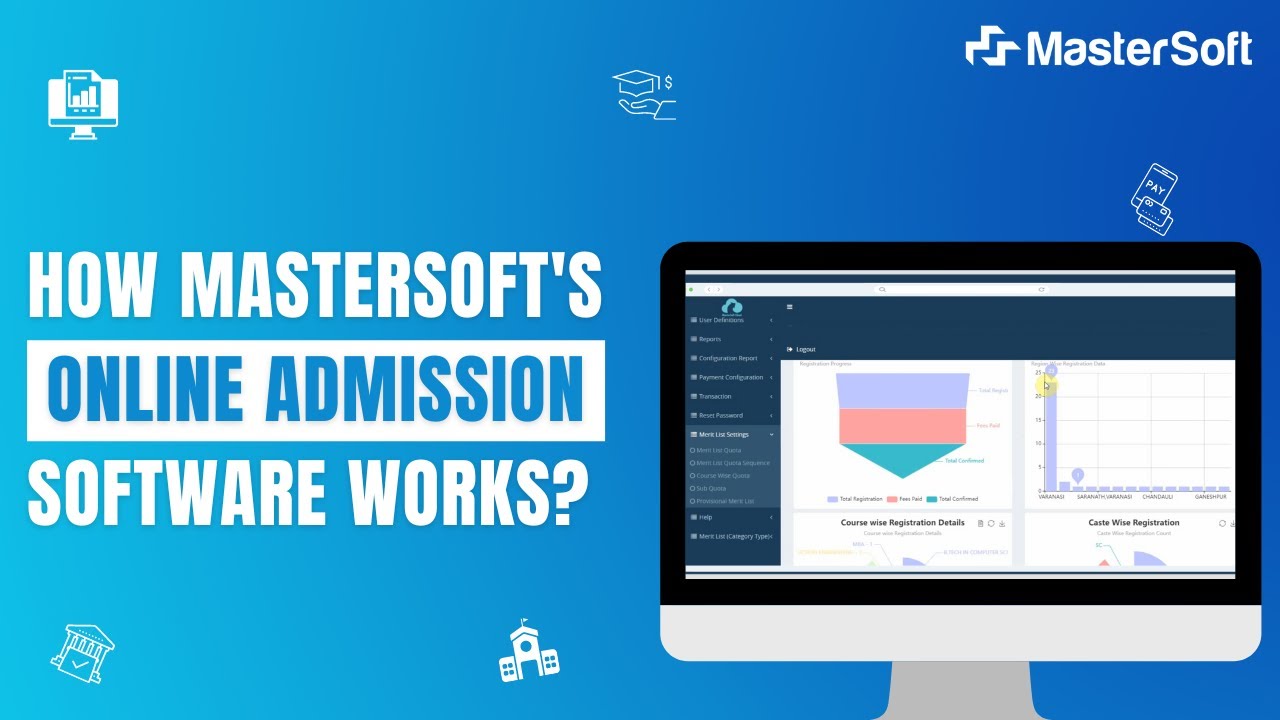 Online Admission Management Software By MasterSoft - YouTube