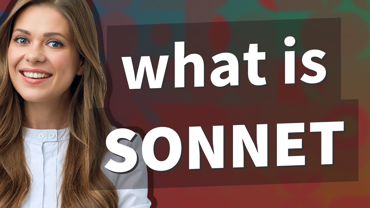 Sonnet | meaning of Sonnet - YouTube