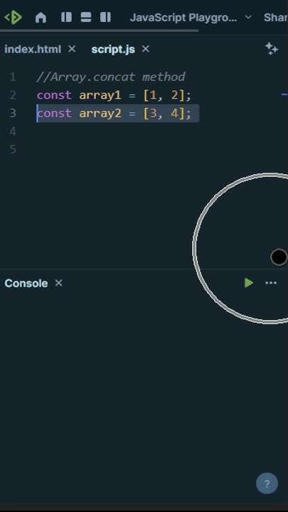 Javascript Tricks Understand Ncat Method Shorts Codingshorts Youtube