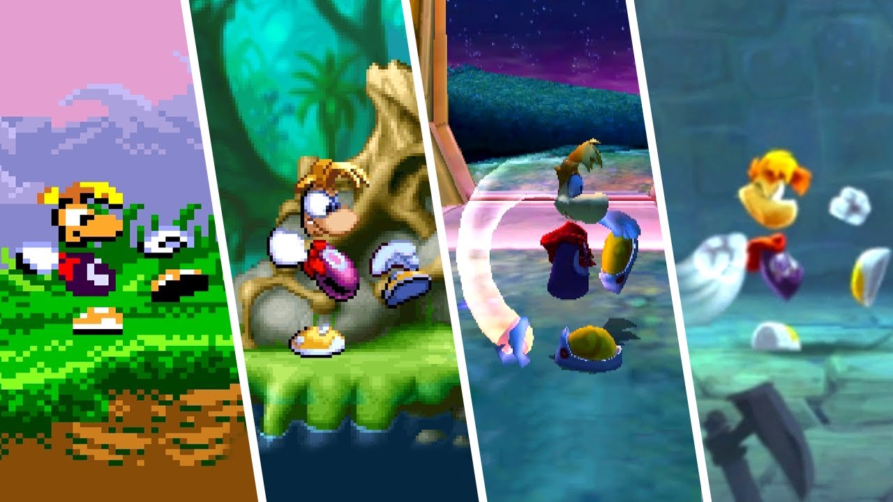 Evolution Of Rayman Super Punch 1995-2021 - YouTube