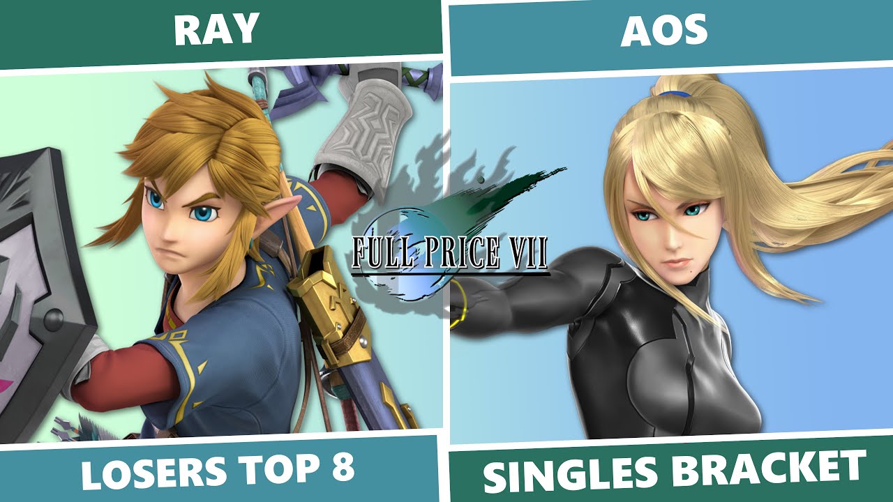 Full Price 7: Losers Top 8 - Ray (Link) Vs AoS (ZSS) SSBU Singles - YouTube