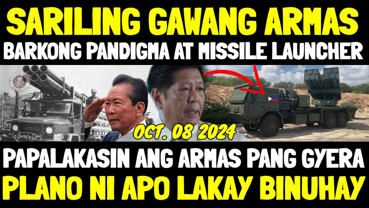 MISSILE NA GAWANG PINOY PINAKITA NA! PBBM GAGAWA ARMAS PANG GYERA ...