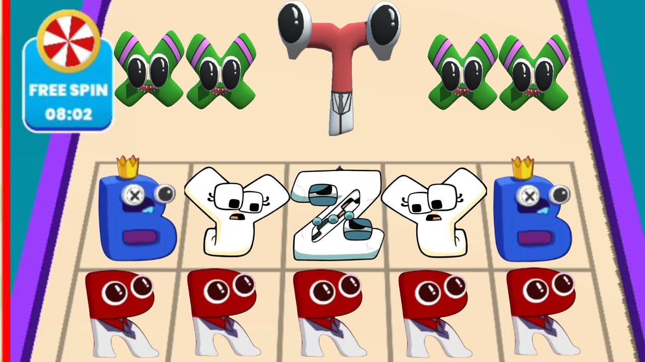 Merge Alphabet Lore Letter run game max level part 07 # ...