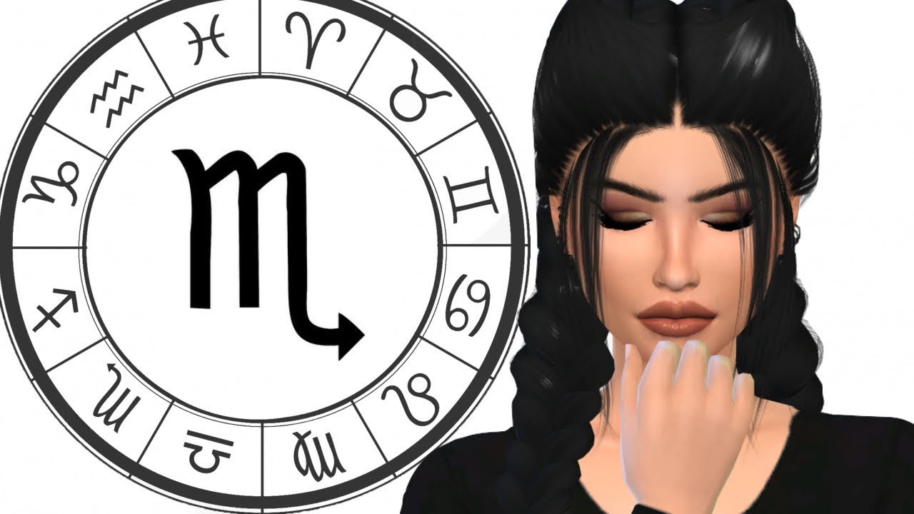 The Sims 4: Zodiac CAS //SCORPIO - YouTube