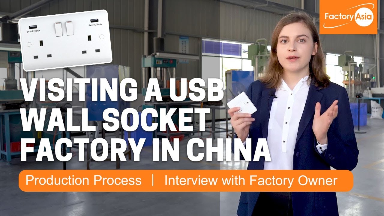Visiting a USB Wall Socket Factory in China | How USB Wall Outlets and ...