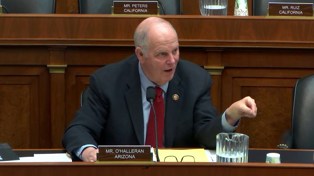 O'Halleran Speaks On Wildfire Prevention Initiatives - YouTube