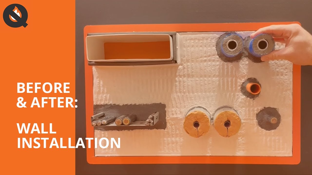 Wall Installation: Before & After Fire - YouTube