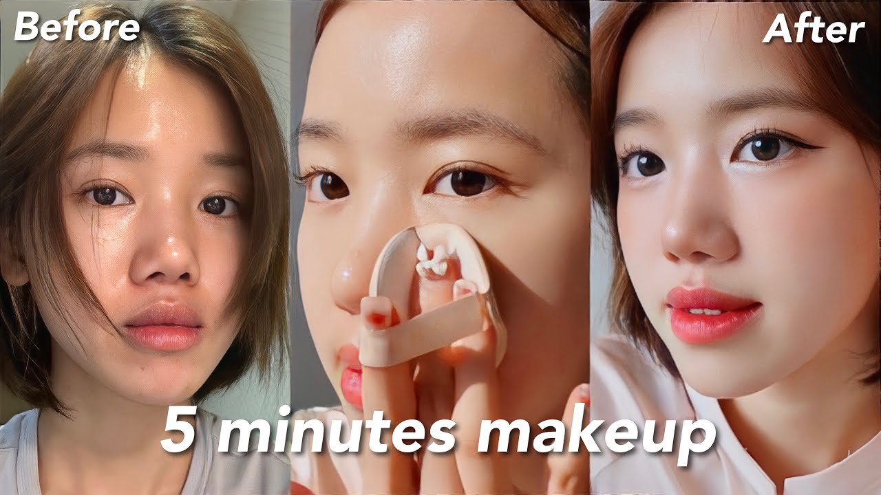 5 phút là xong kiểu makeup Hàn Quốc này! - top mẹo skincare & makeup ...