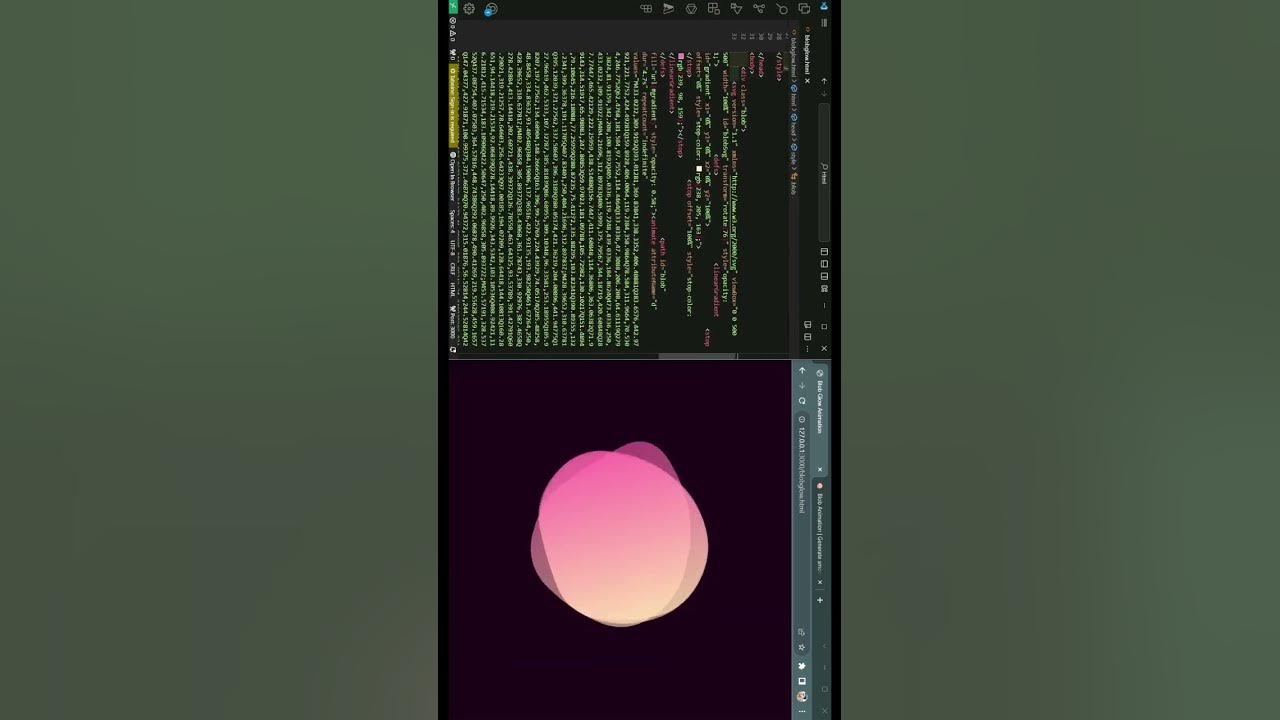Animating Blob With Html And Css Coding Propose Webdevelopment Code Html Webdesign Css