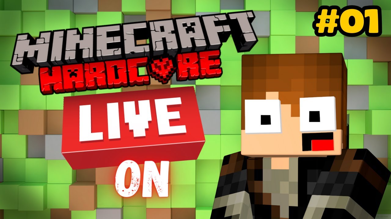 LIVE MINECRAFT HARDCORE 01 | LIVE MINECRAFT SURVIVAL | Minecraft ...
