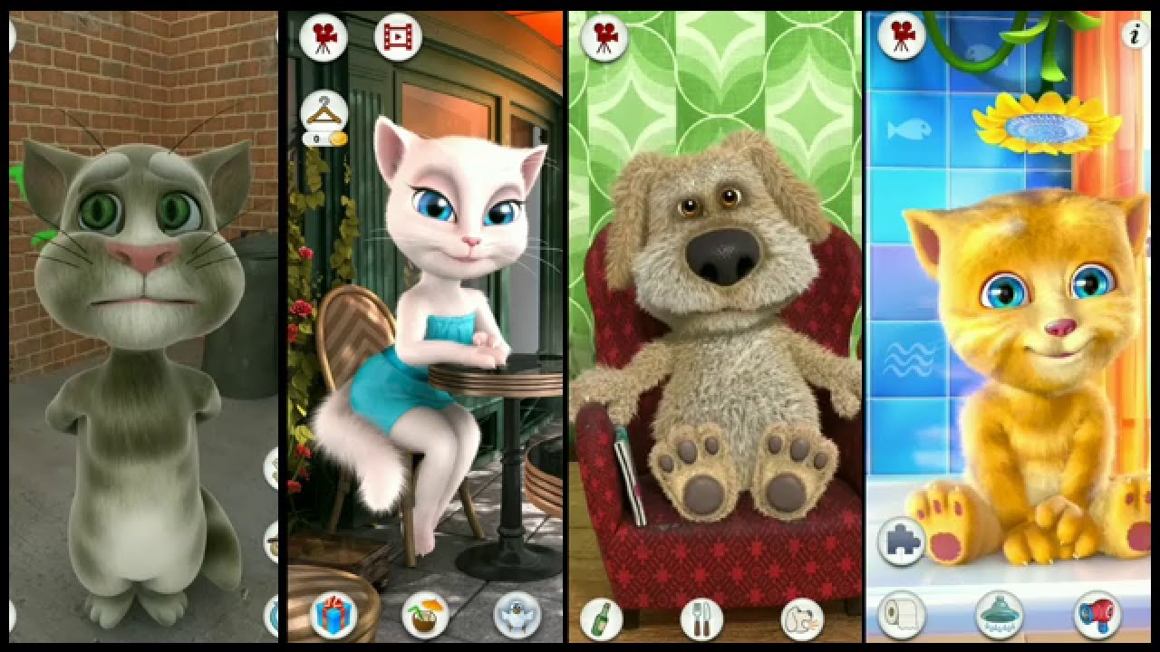Talking Tom All Games (2010-2024) | Outfit7 Evolution | Android/iOS ...