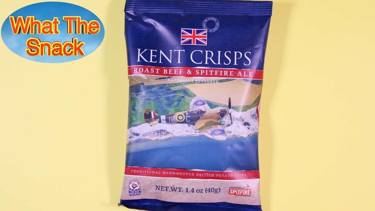 Kent Crisps Roast Beef & Spitfire Ale - YouTube