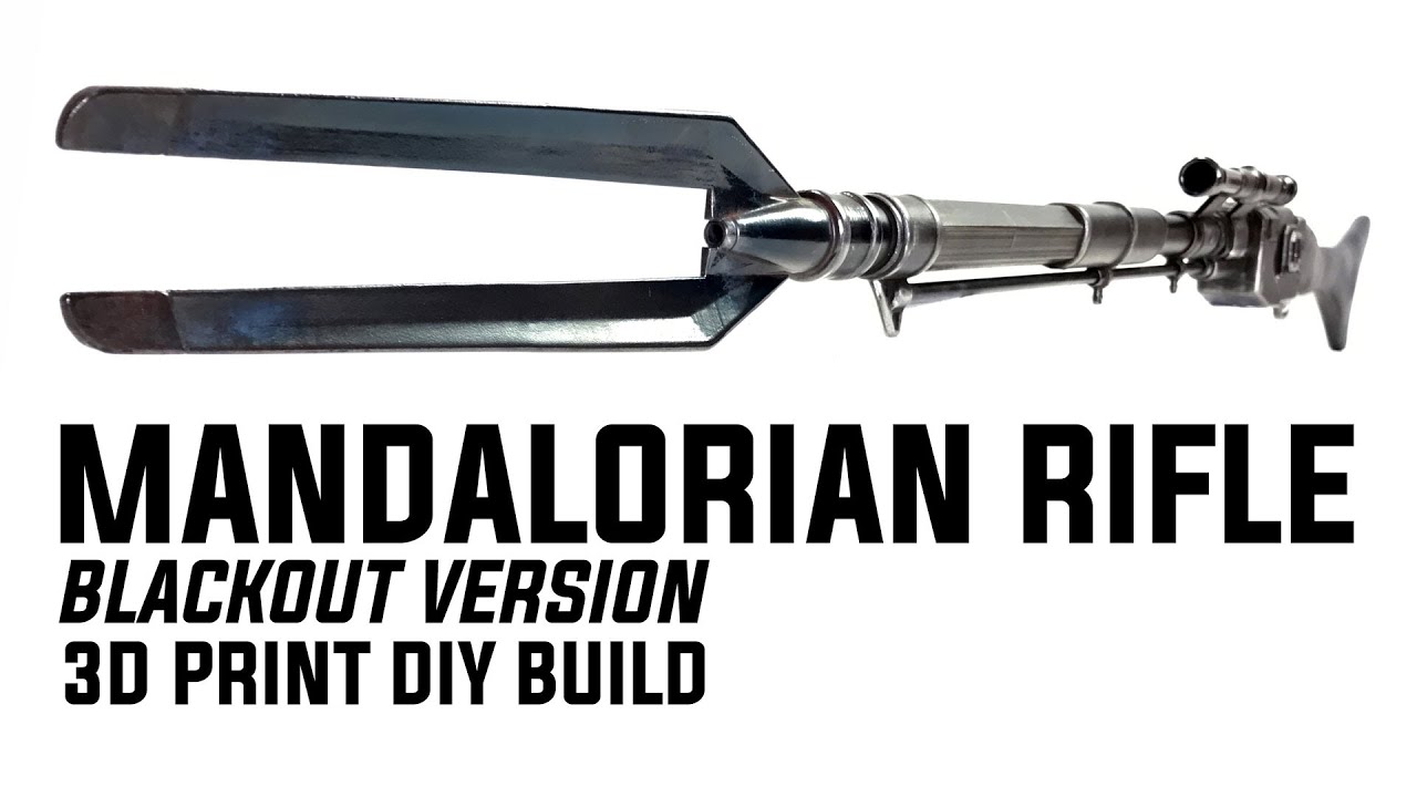 MANDALORIAN RIFLE BUILD: 3D PRINT DIY - YouTube