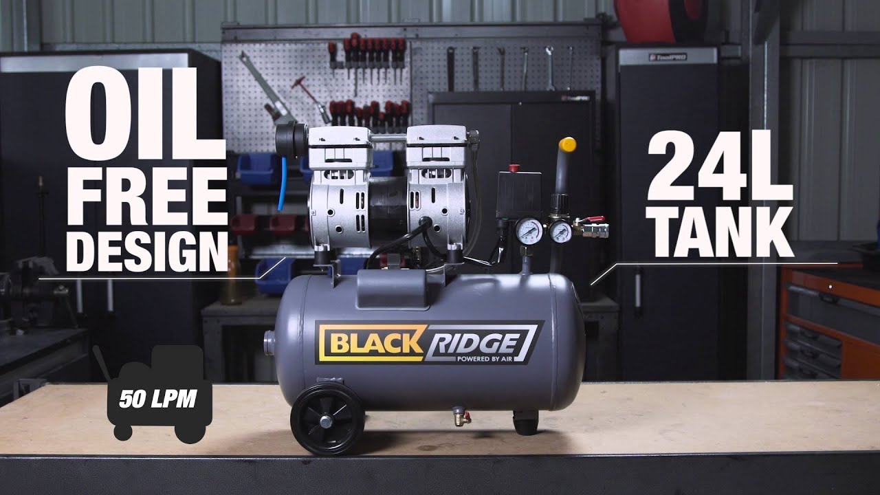 Blackridge 1HP Silent Air Compressor - YouTube