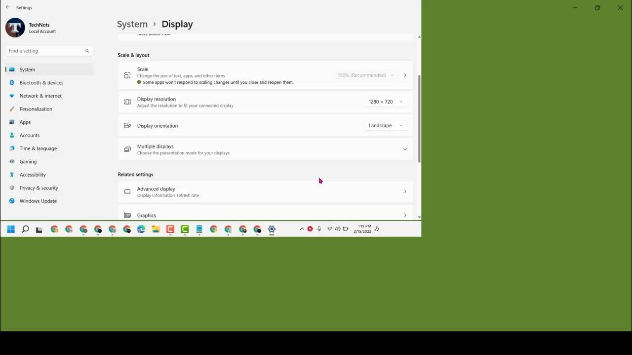 Windows 11 How To Change Screen Resolution And Size YouTube windows-11-how-to-change-screen-resolution-and-size-youtube