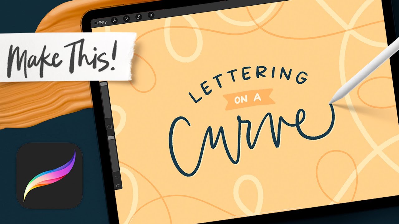Quick Tip Lettering On A Curve In Procreate YouTube Quick Tip Lettering On A Curve In Procreate YouTube
