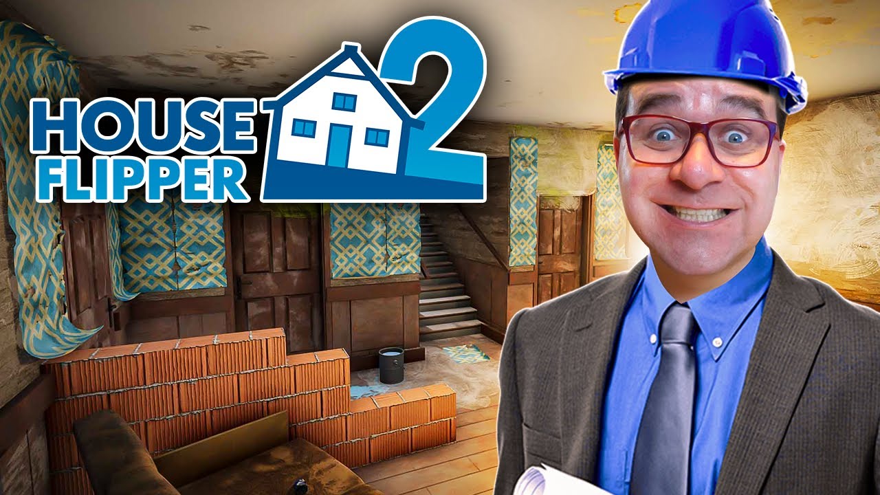 HOUSE FLIPPER 2 #17 | OBRAS NO PISO ZERO DA CASA - YouTube