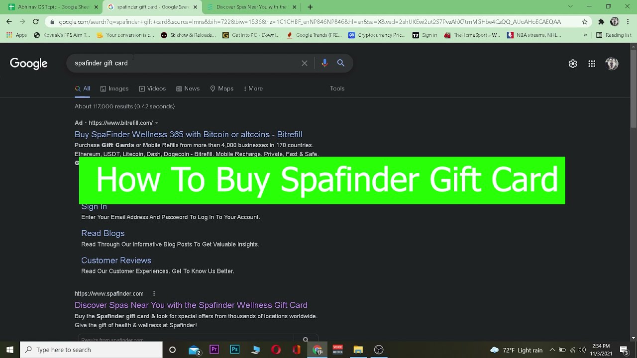 How To Buy Spafinder Gift Card Online (2021) - YouTube