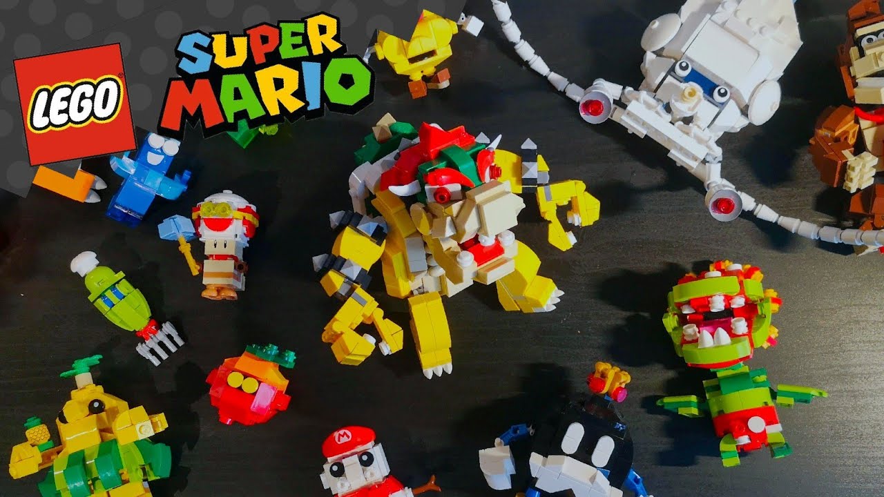 All Mario Character Mocs I have built! - YouTube