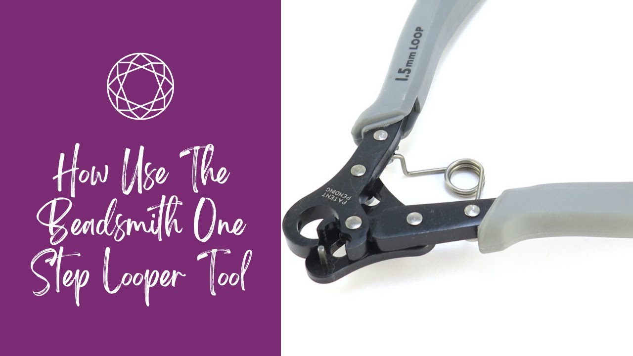 How to use the Beadsmith One Step Looper Tool - YouTube