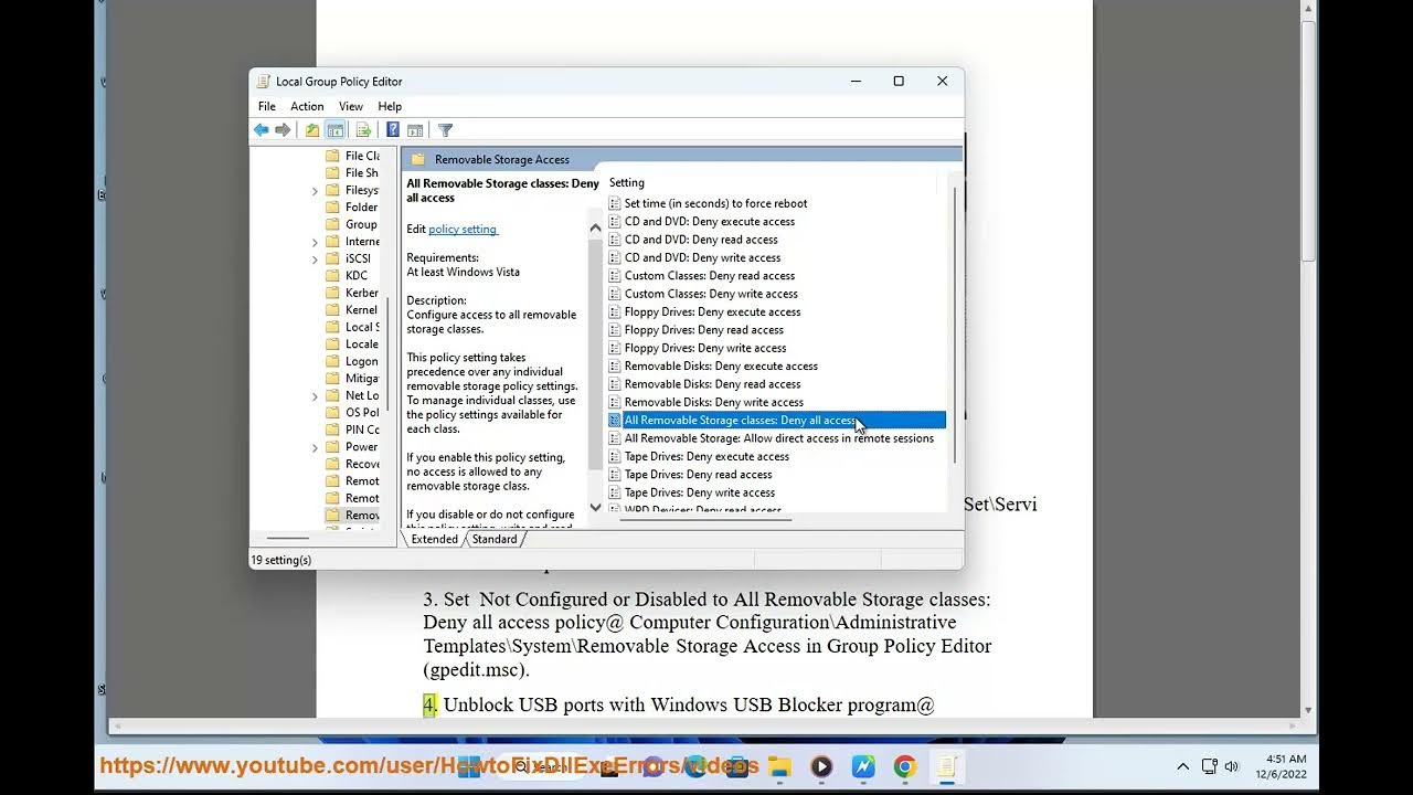Enable USB Ports that Are Blocked by Administrators on Windows PC - YouTube