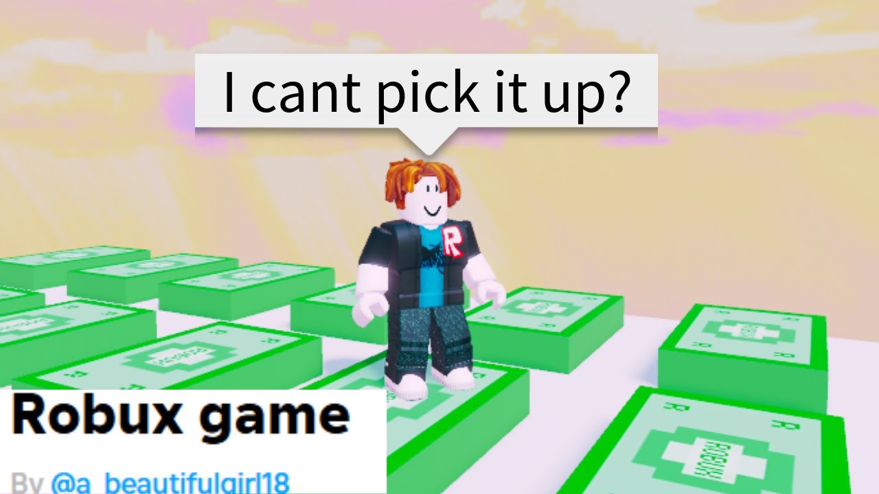 Trying "free robux" Games (%100 WORKS!) - YouTube