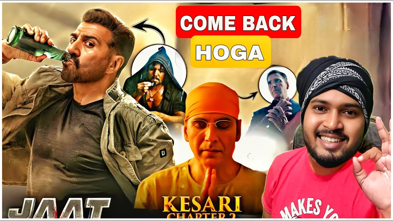 Keshari Chapter 2 Teaser & Jaat Trailer REVIEW 🍿 🍿| BAMBAIwale - YouTube