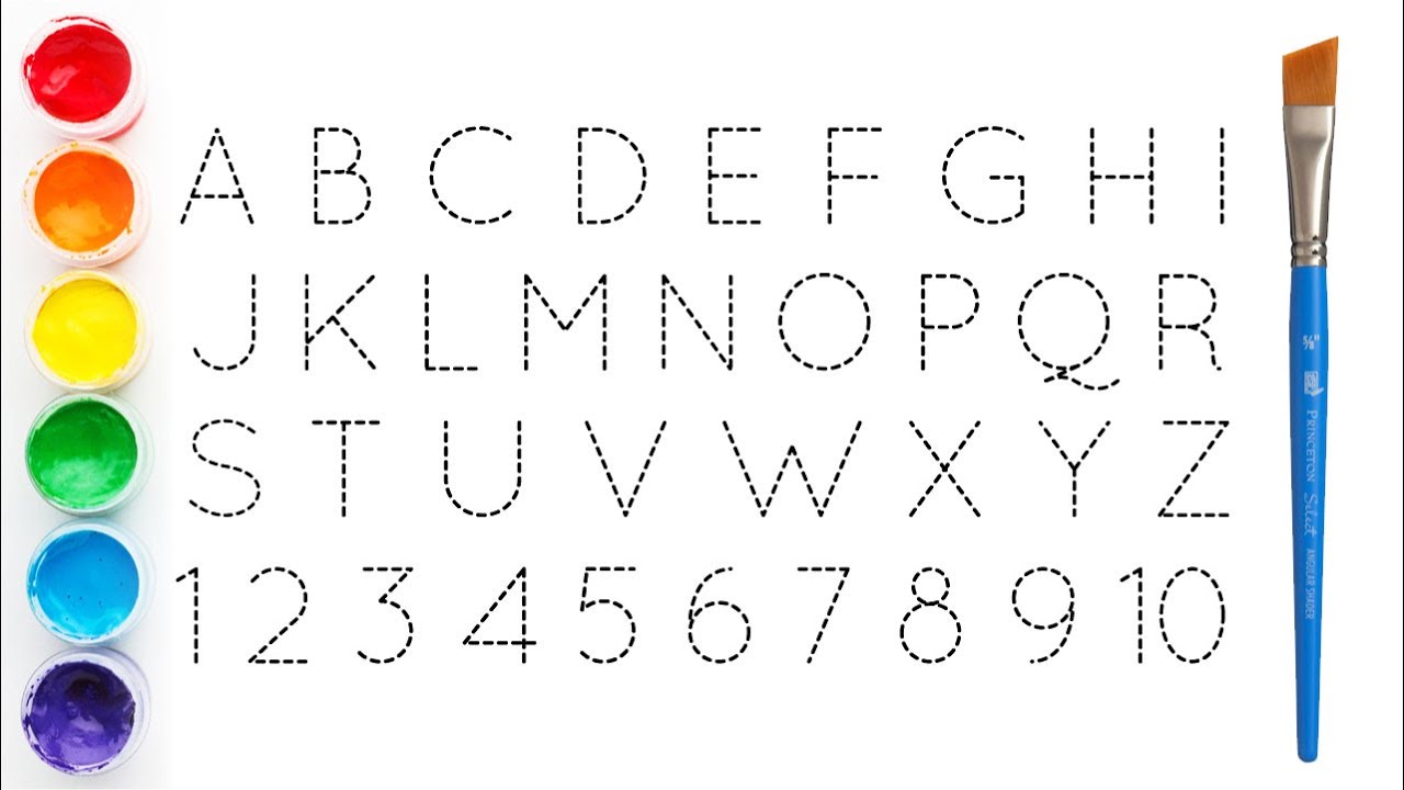 ABCD Alphabets.kids drawing and alphabets learning.counting numbers and ...