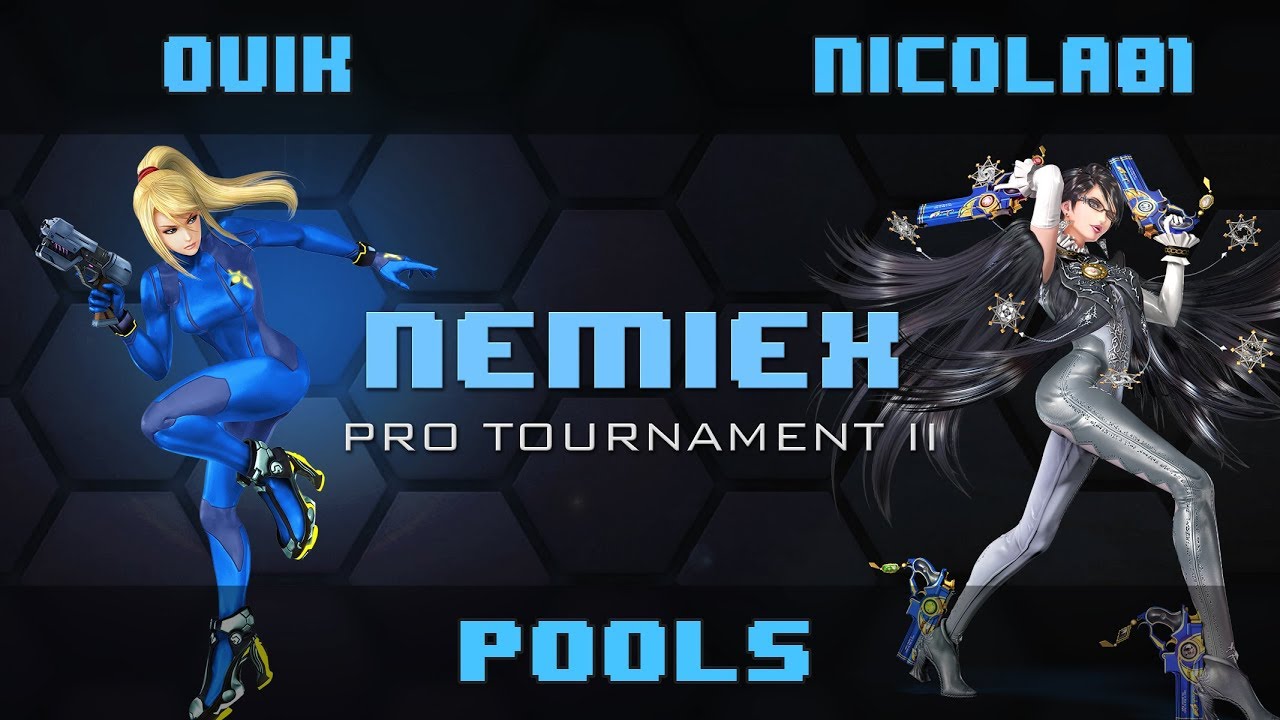 Nemiex II - quiK (Zero Suit Samus) VS Nicola01 (Bayonetta) - Pools ...
