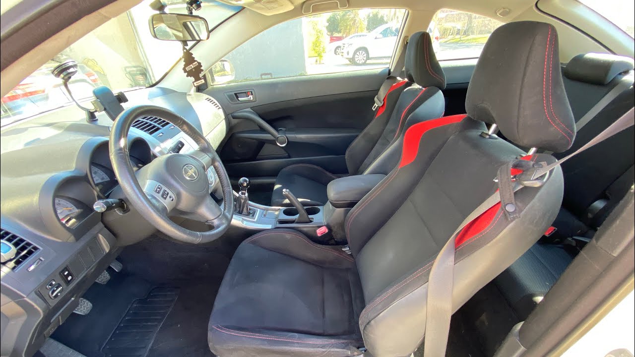 2005-2010 Scion tC installing Subaru BRZ/Scion FRS seats. - YouTube