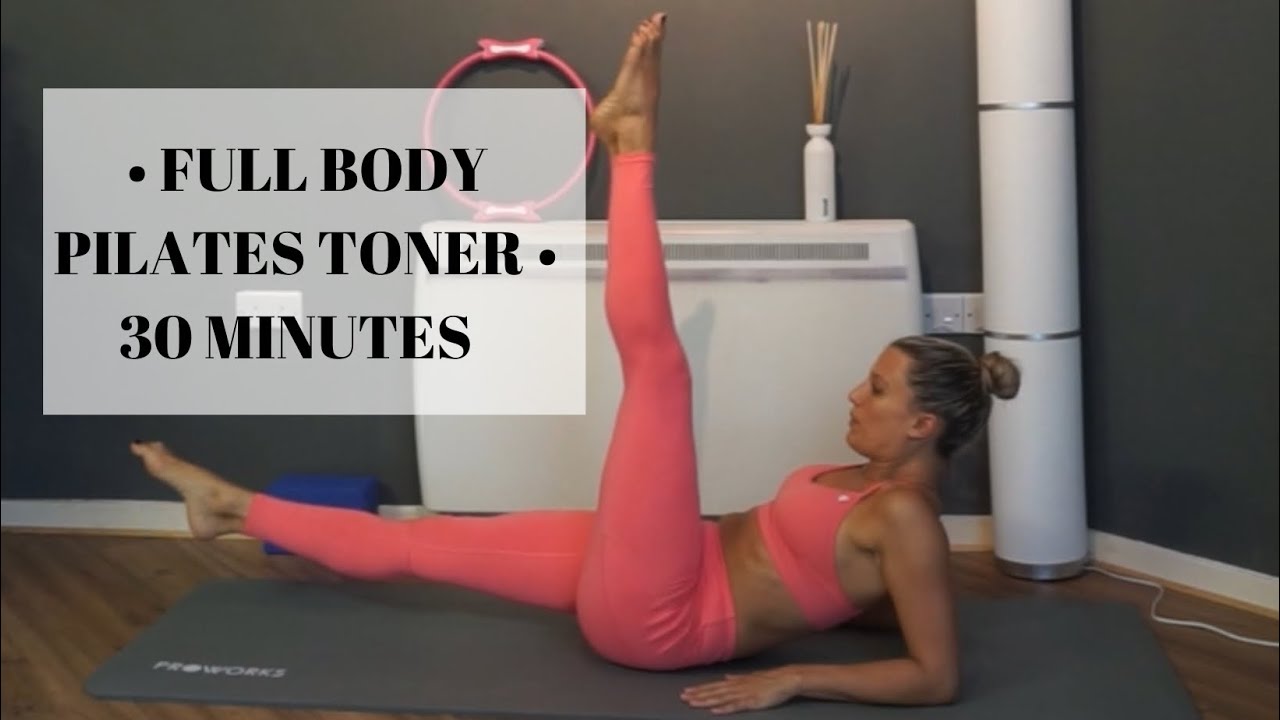 30 MIN PILATES TONER WORKOUT • intermediate full body Pilates for ...