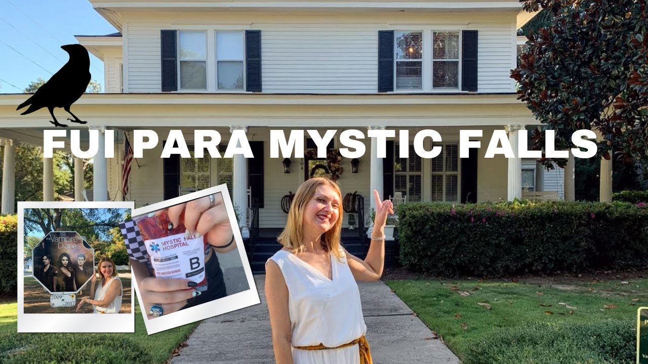 MYSTIC FALLS a cidade da serie THE VAMPIRE DIARIES em Covington Geórgia ...