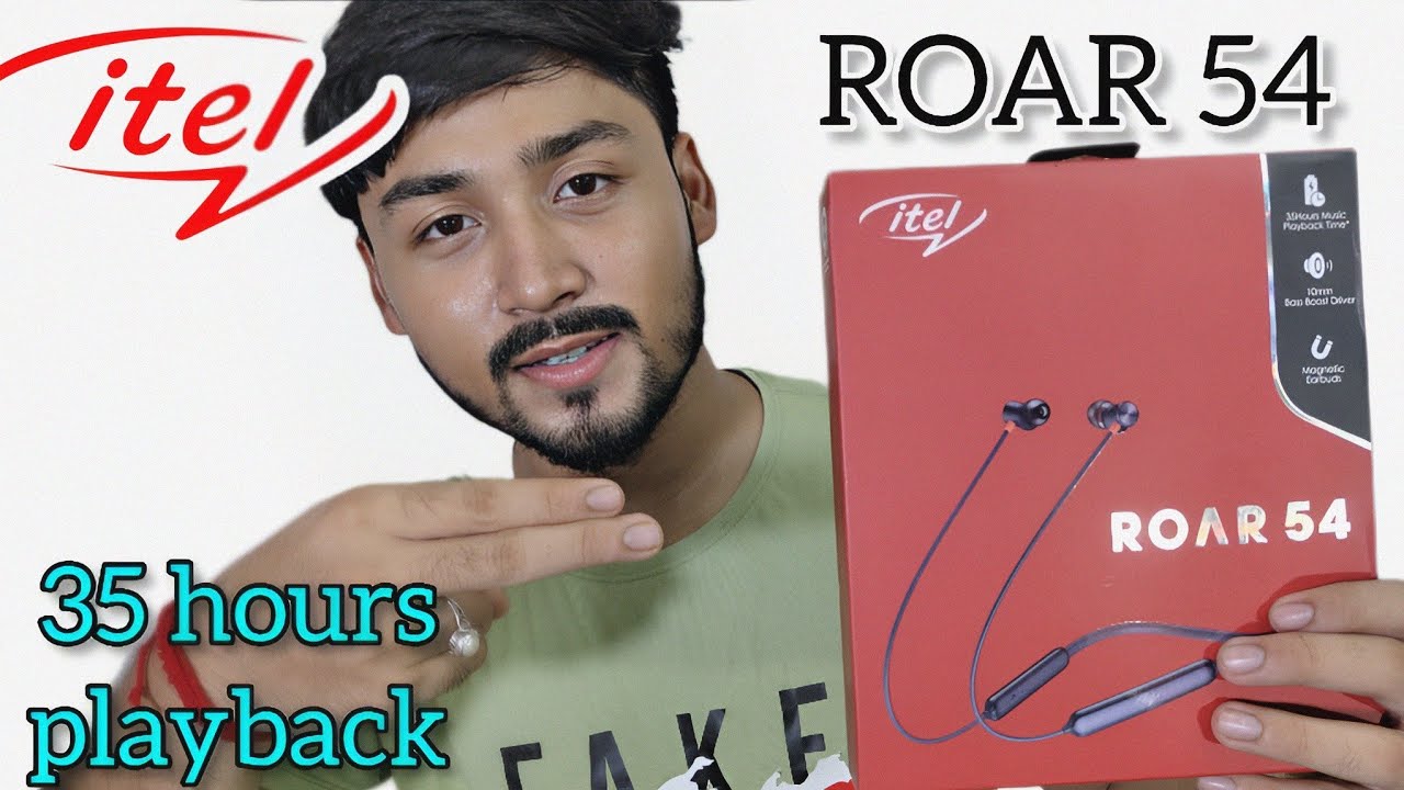 ITEL ROAR 54||SUPPER SOUND 🤯||35 HOURS PLAYBACK||#itel #neckband #unboxing #itelsuperpower # ...