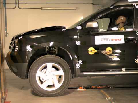Crash test delantero Dacia Duster