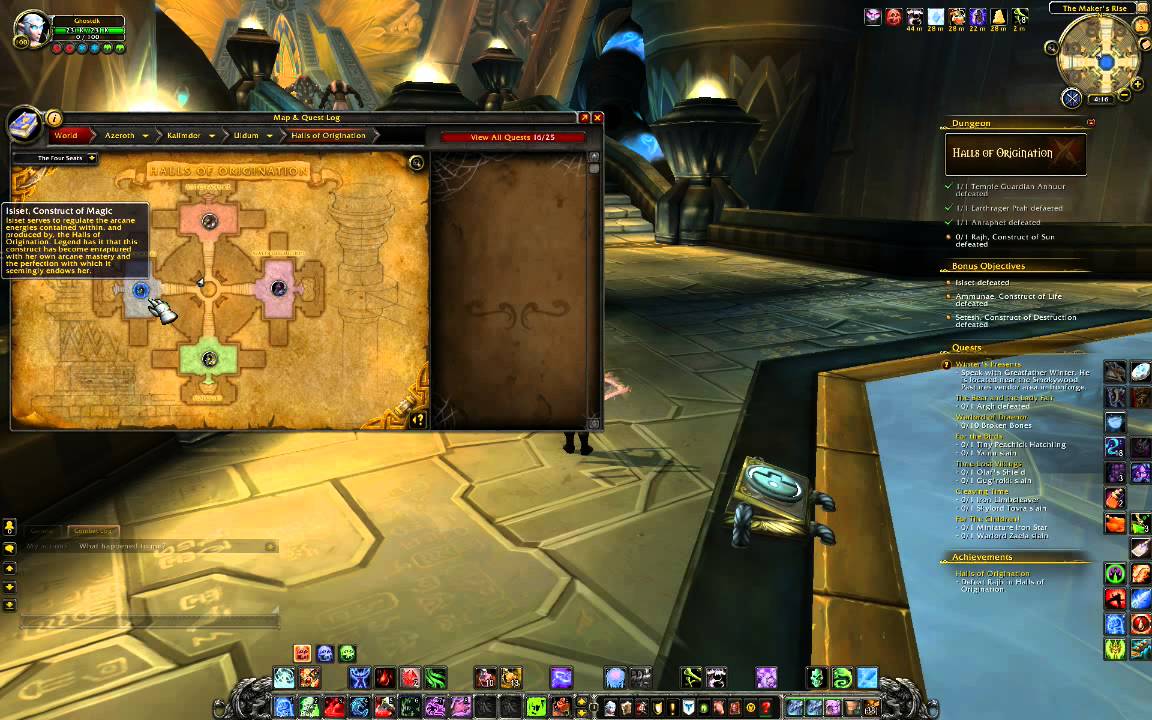 World Of Warcraft - Let's Play - Halls of Origination - Solo at Lvl 100 ...