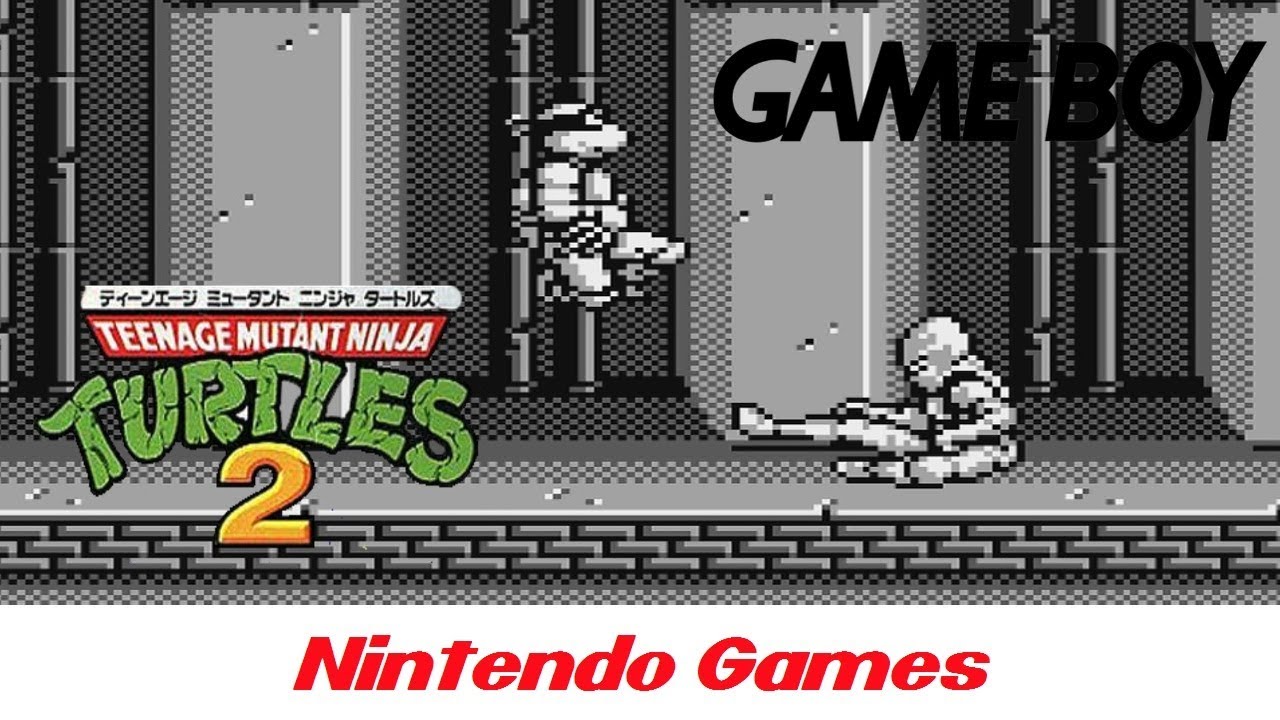 Teenage Mutant Ninja Turtles 2 (Quick Gameplay) Game Boy - YouTube