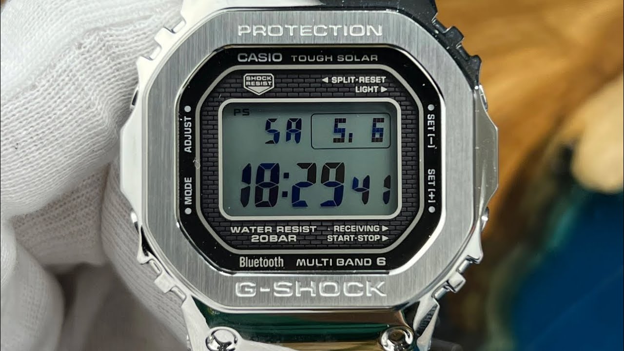 [ Bóc hộp ] Casio G-Shock GMW-B5000D-1DR - YouTube