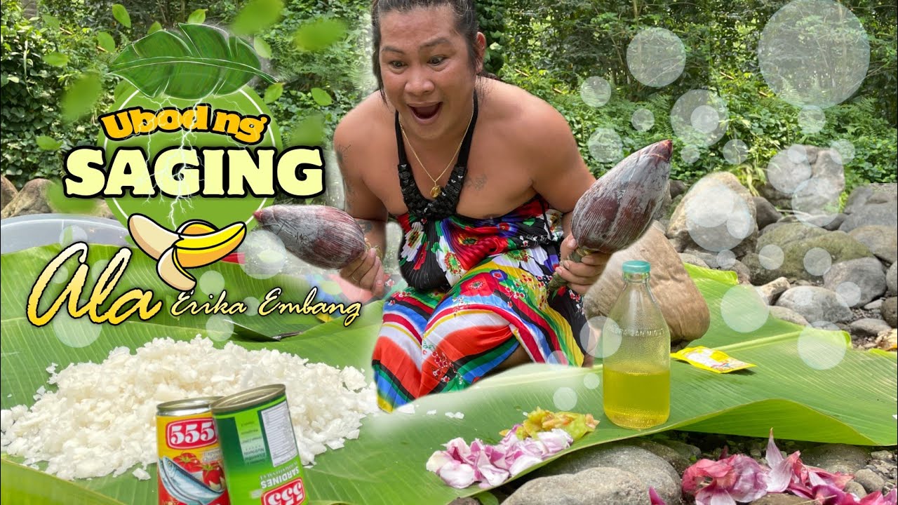 Ubod Ng Saging with Sardines | Ala Erika Embang - YouTube