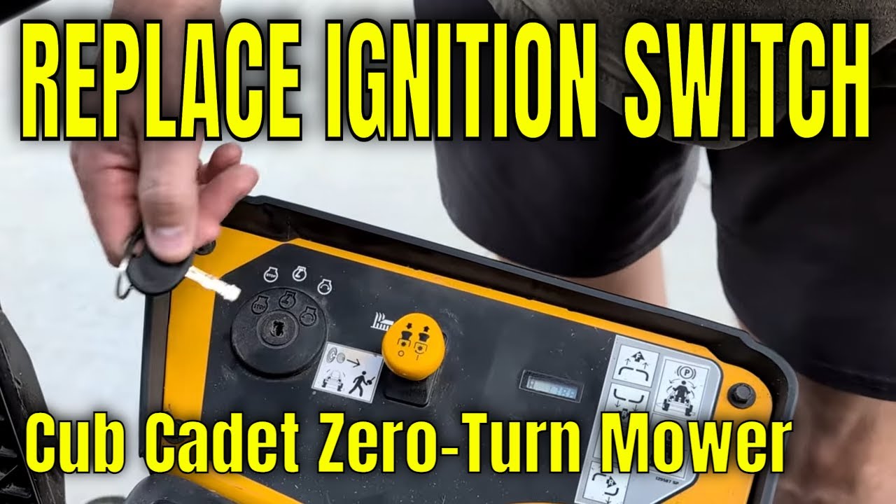 Cub Cadet Starter Ignition Switch Replacement | Under $15 and 5 minutes ...
